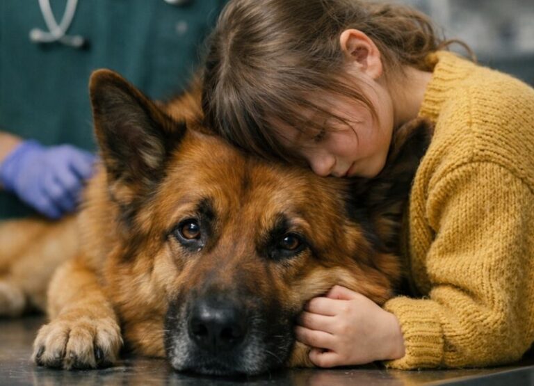Veterinarul se pregătea să eutanasieze câinele de serviciu după ce ...